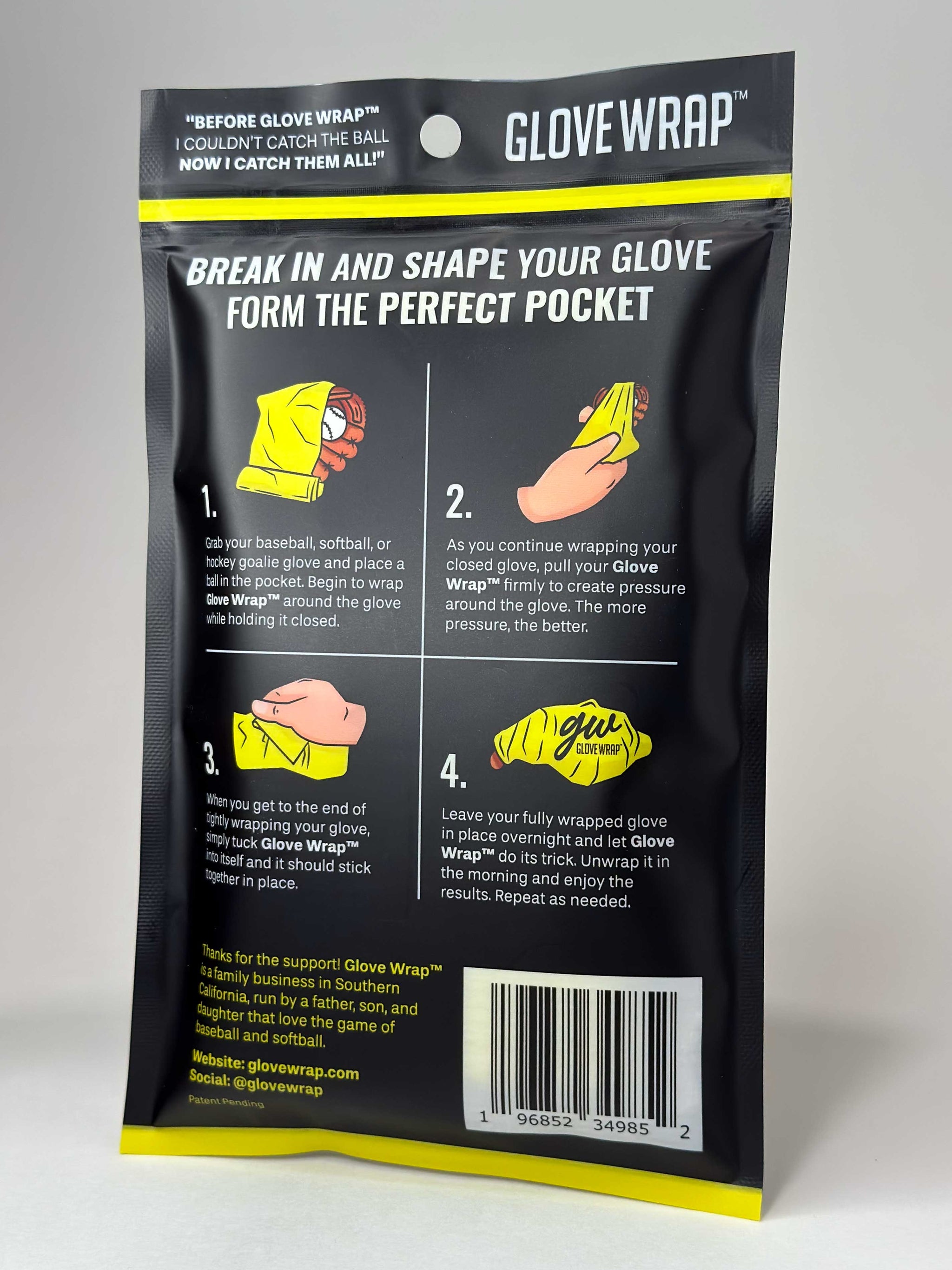 How to Break in a Baseball Glove – Glove Wrap™